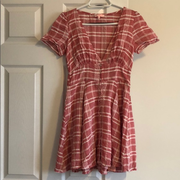 re:named | Dresses | Renamed Apparel Plaid Pink Dress | Poshmark
